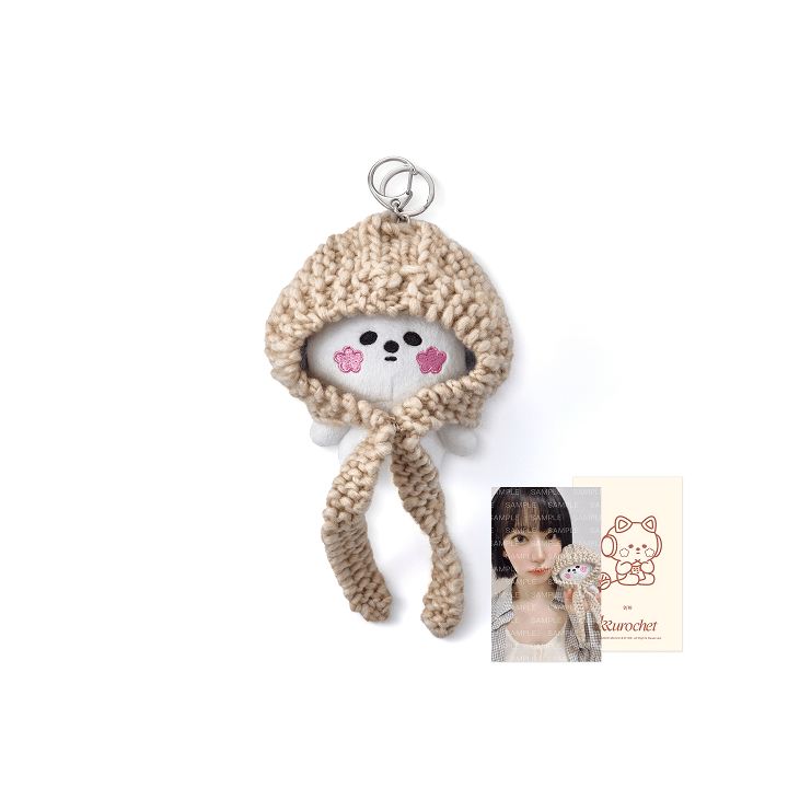 LE SSERAFIM - KKUROCHET FIM'S CLUB Hooded Scarf - Source Music - NUMI KOREA