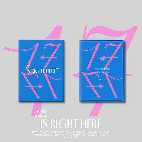 SEVENTEEN - BEST ALBUM 17 IS RIGHT HERE (DEAR Ver.) - PLEDIS ...